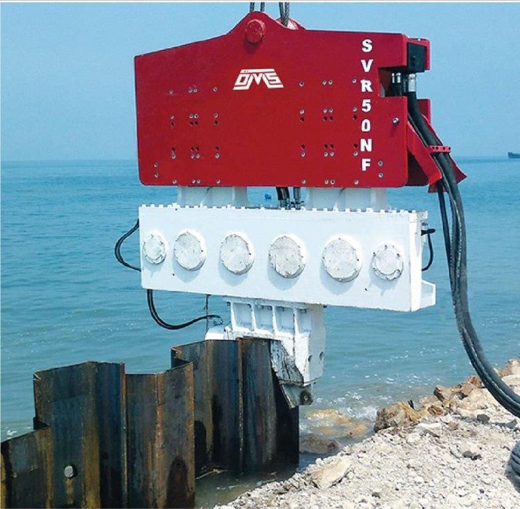 Vibro hammer SVR 50 NF to work on a crane or piling rig 50 NF