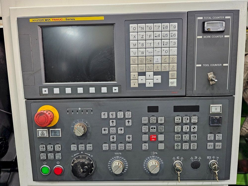 Hyundai Fanuc Model: i-SERIES 6000 1/MIN Wia E 200A 2 Axis