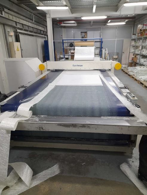 Eastman EC3 CNC conveyor cutter for composit