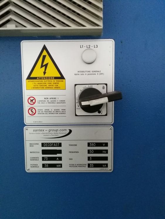 Sperotto rimar Decofast 200 cm Continuous Decatizing machine