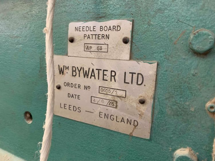 Thibeau complete line with carding, cross lapper, needle loom, winding