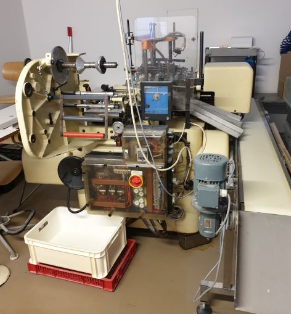 Rasch RU D Foiling machine for pralines