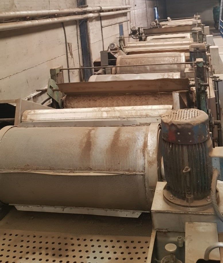 Fleissner 120 cm width Raw Wool Scouring Lines