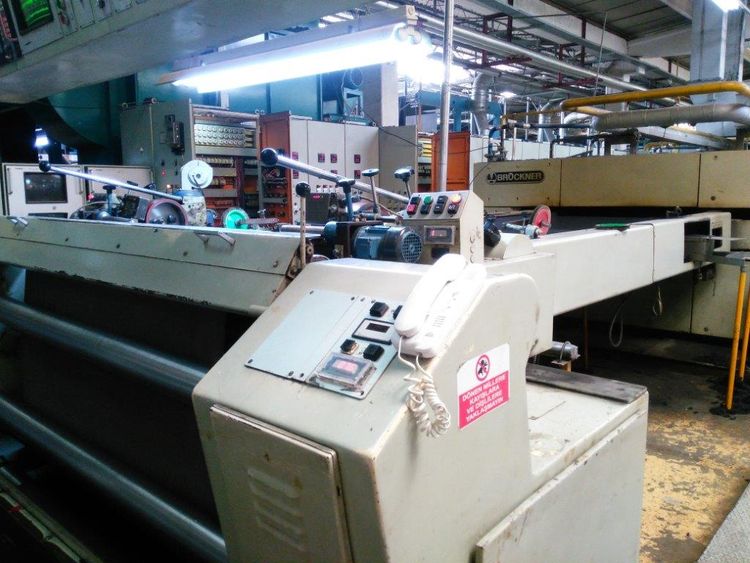 Brückner stenter 180 cm ww 7 chambers,gas heated