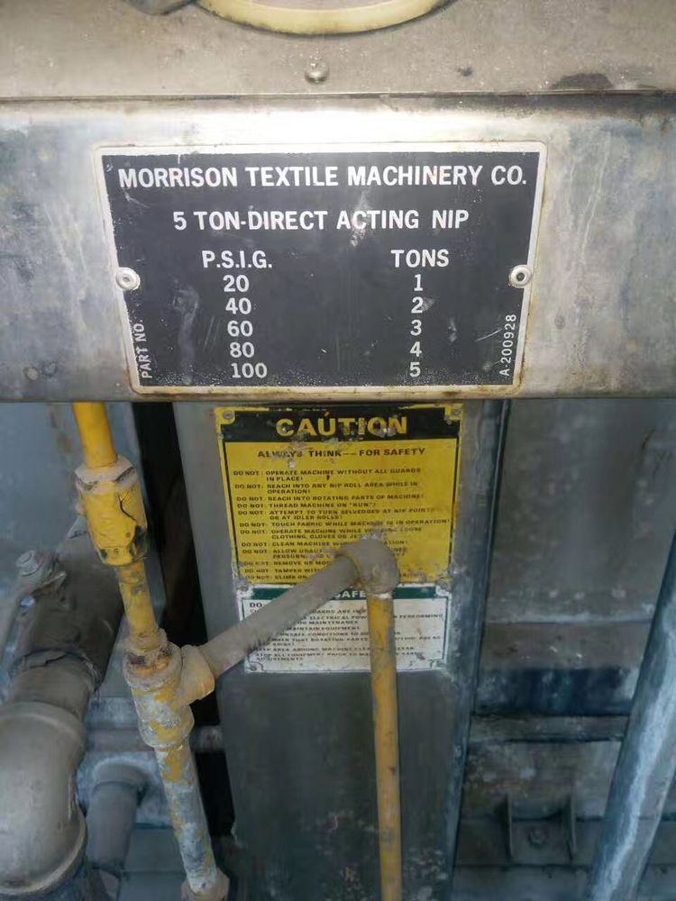 Morrison 84" Rope Dyeing Machine