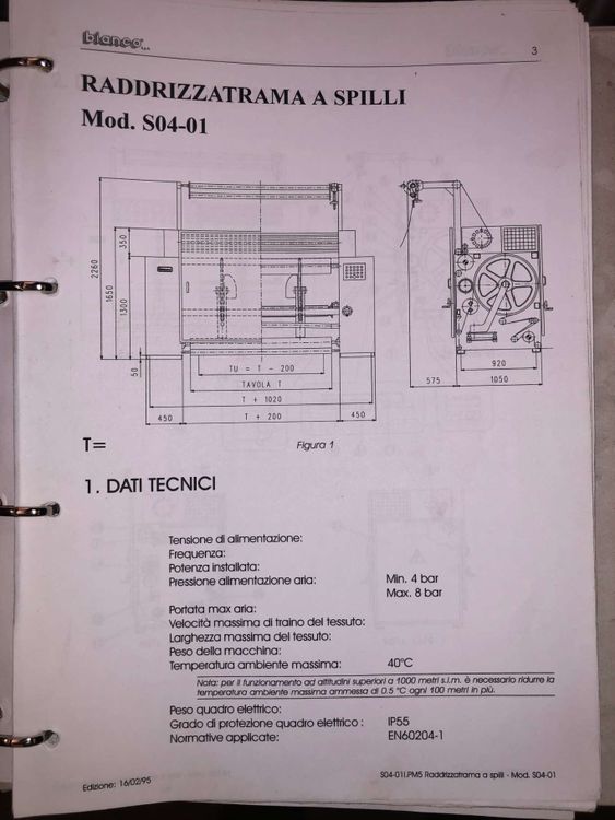 Bianco Tramatex SP04 Weft straightener