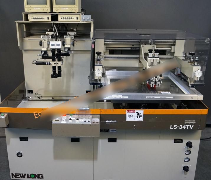 New Long Seimitsu Kogyo Co. LS-34TV screen printer