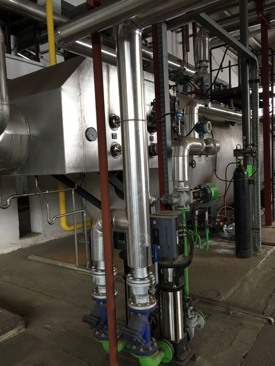 Hoval THSD-I 8000, Steam boiler plant 8 t steam/h (5216 kW)