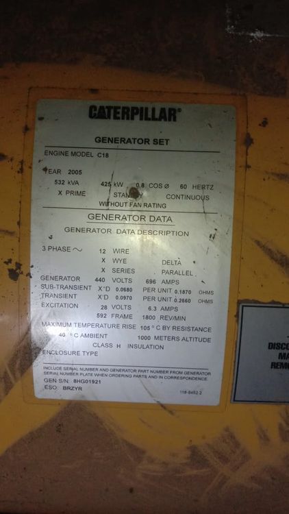 7 Caterpillar C18