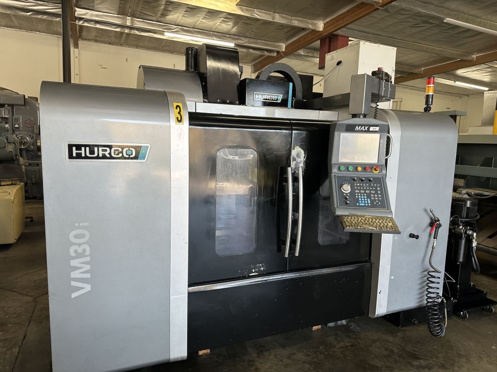 Hurco VM30i 3-Axis Vertical Machining Center wired for 4th 3 Axis