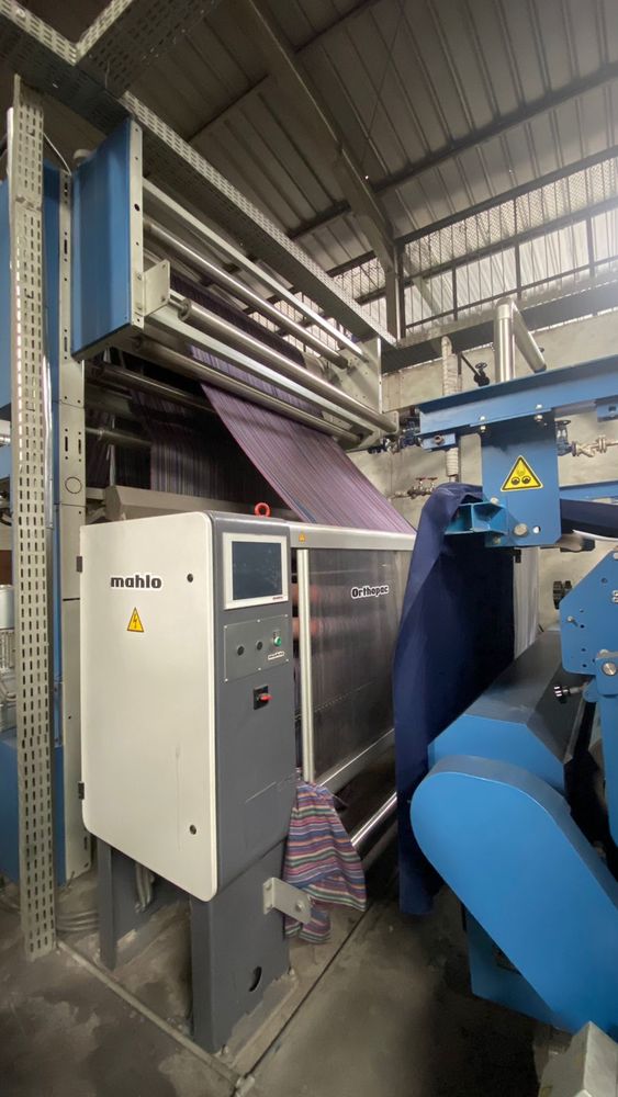 Mahlo, Monfongs 868 1900 working width Sanforize machine with Mahlo ...