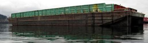 230 x 56 x 16 Bin Wall Barge