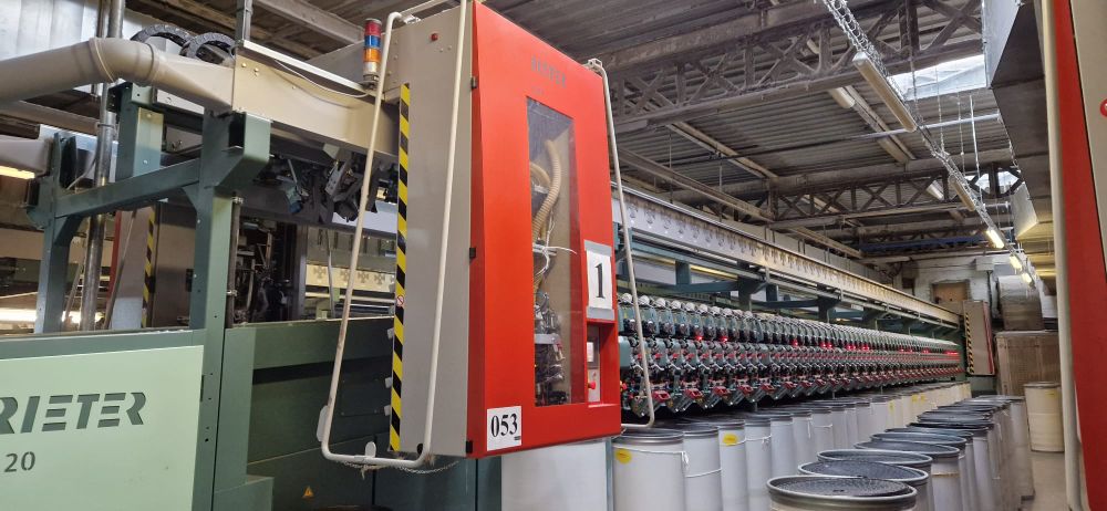 2 Rieter J20 air jet spinning machines