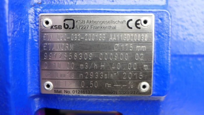 KSB ETN 050-32-2001GG - Pump