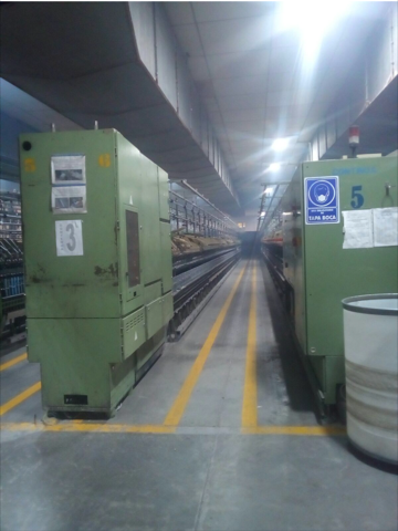 Zinser 319 LFL Ring spinning machine