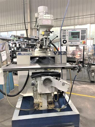 Milltronics Partner VK2 2 Axis CNC Knee Mill Vertical Milling Machine ...
