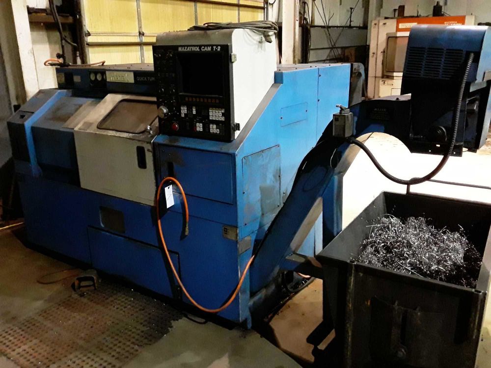 Mazak MAZATROL CAM T-2 CONTROL 3500 RPM QT-15 2 Axis Mazak MAZATROL CAM T-2 CONTROL 3500 RPM QT-15 2 Axis