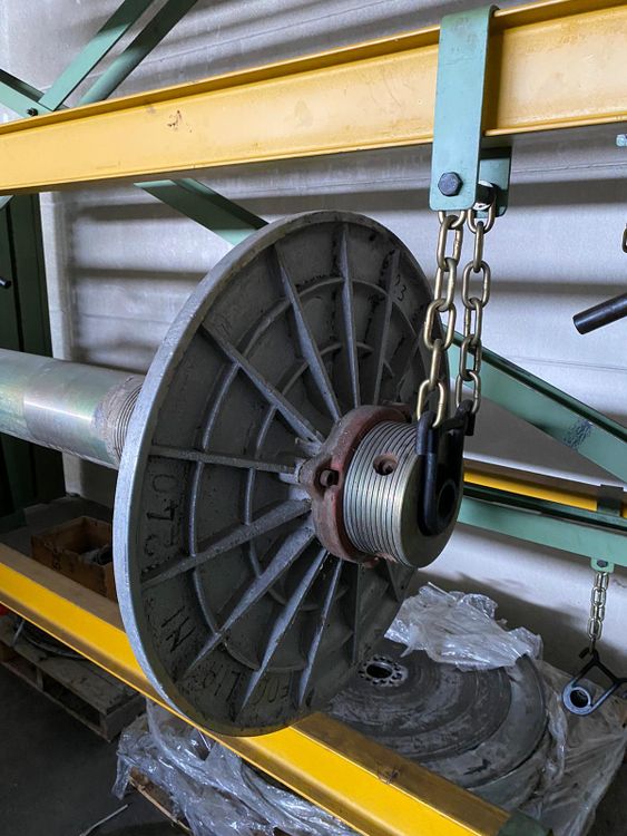 Paternoster Beam storage, Warp beam transport