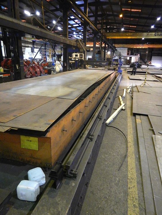 Messer Griesheim 21 000 x 3000 mm (2x plasma) Messer Griesheim Omnimat ...