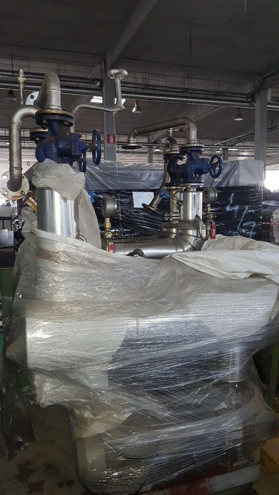 Comerio Ercole double cylinder thermobonding calender