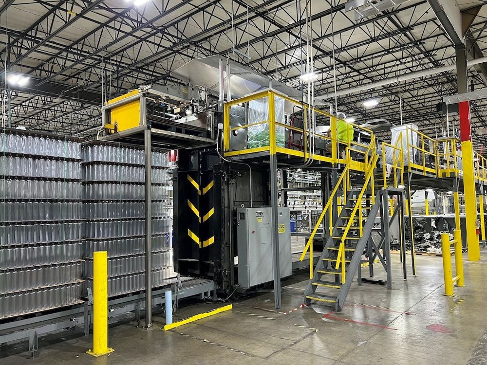 Nortek BD504 High Level Bulk Container Depalletizer