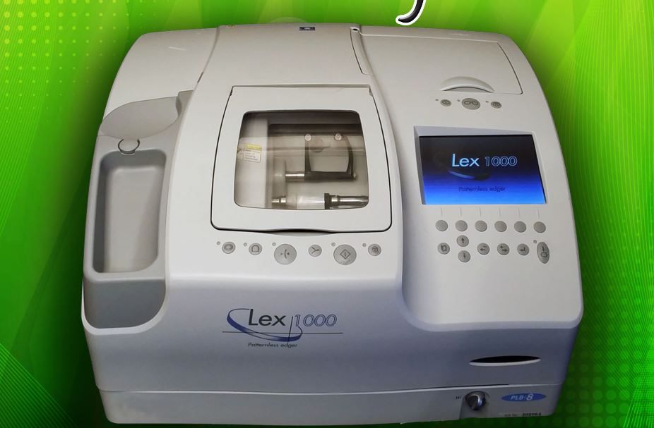 Nidek, Santinelli LEX-1000PLB8 Edger and ICE Mini Blocker