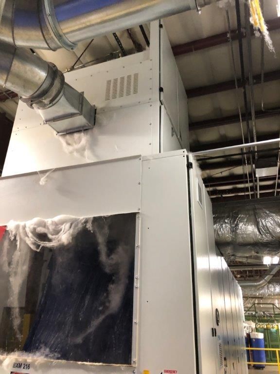 4 Trützschler BXM Blending hopper feeders