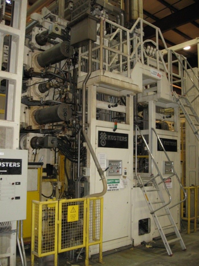 Kusters 5-roll vertical calender stack 120″