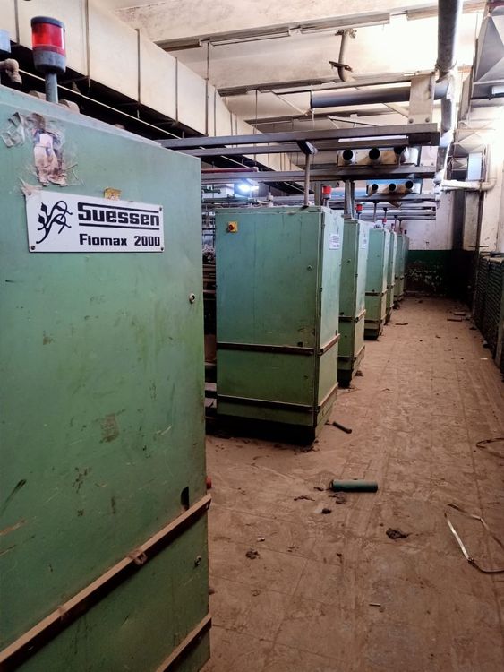 7 Suessen Fiomax 2000 spinning frames