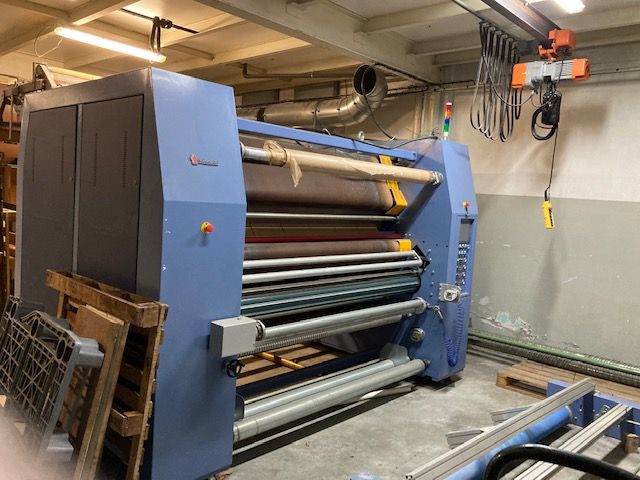 Transamtic GFO 1076 B 2.0 Calender sublimation TRANSMATIC, working ...