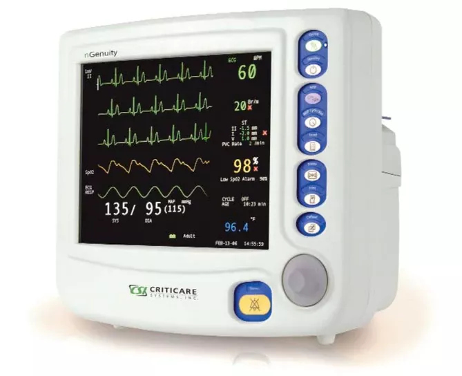 Criticare Genuity 8100EP1 Vital Signs Monitor