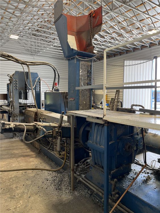 Davis Standard 45IN45-34 Single Screw Ram Stuffing Extruder