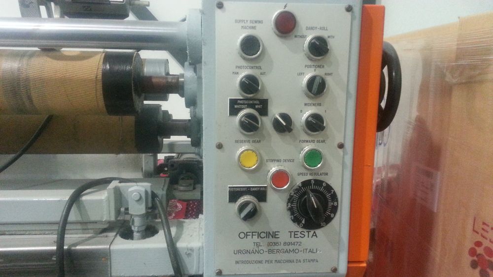 Testa Fabric guide accumulator