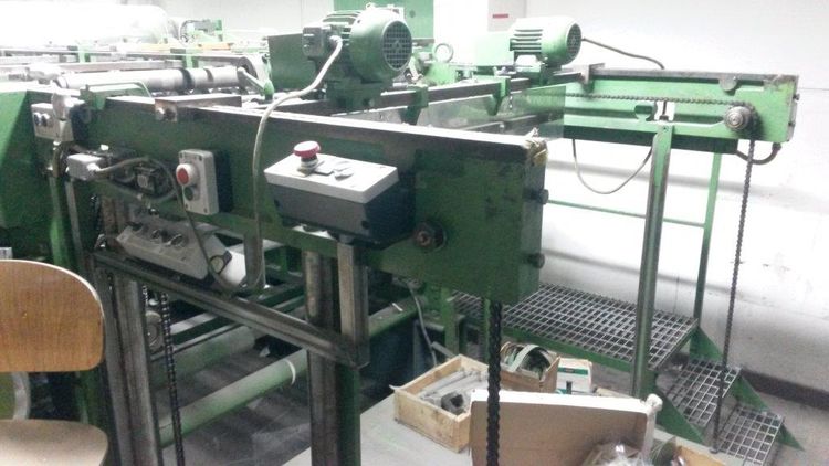 Hobema model 1250 ROTATIVE SHEET-CUTTER, 4 pcs unwinder