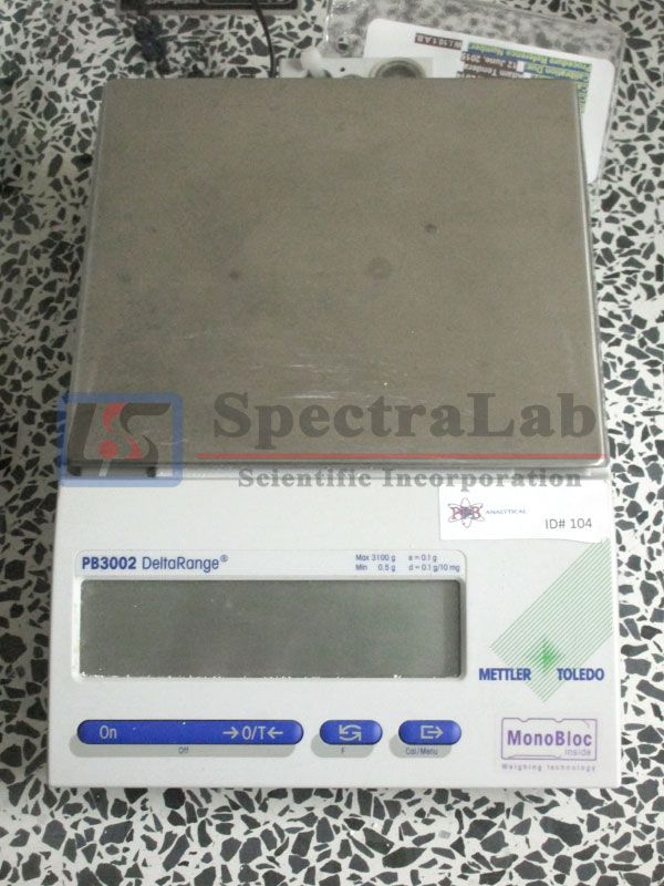 Mettler Toledo PB3002 DeltaRange Analytical Balance