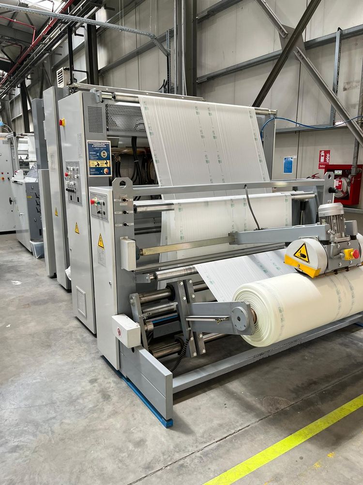 Mobert Roller 110 SHP/ 2M Automatic line for plastic bag making mc 4 lanes