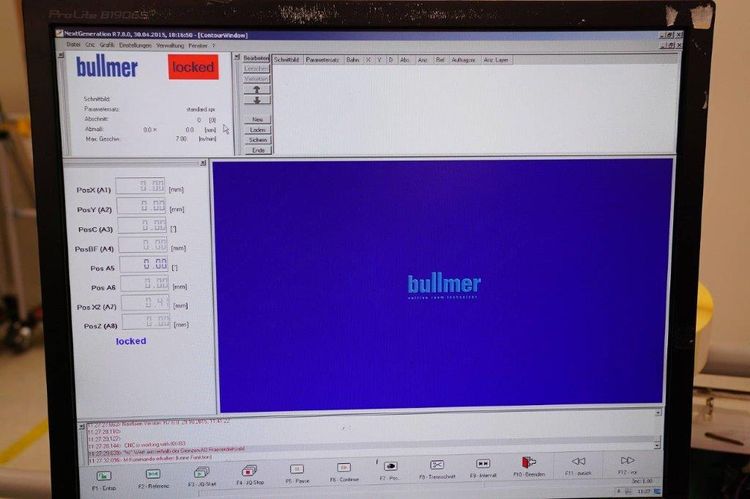 Bullmer Cutting machine