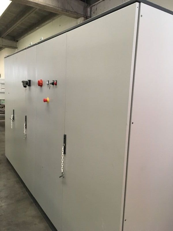 Mario crosta double powder scatter coating/lamination line, yoc: 2015 ...