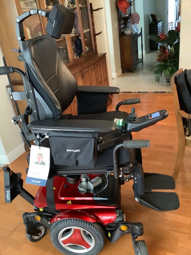 Permobil M300 Power Wheelchair with ROHO, Trilift & Power Charger