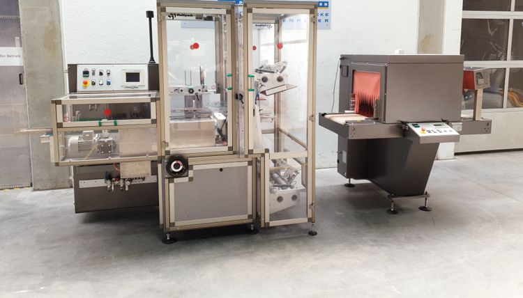 Multipack F500 + T600 STRETCH BANDER WITH SHRINK TUNNEL