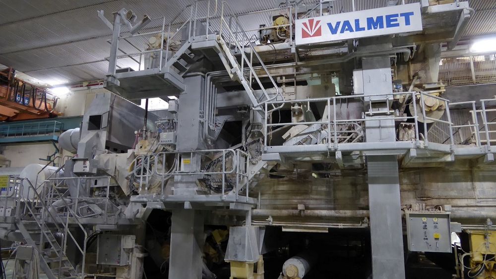 KMW, Metso, Valmet Paper Machine 5500 mm 40-80 gsm SC paper- easy ...