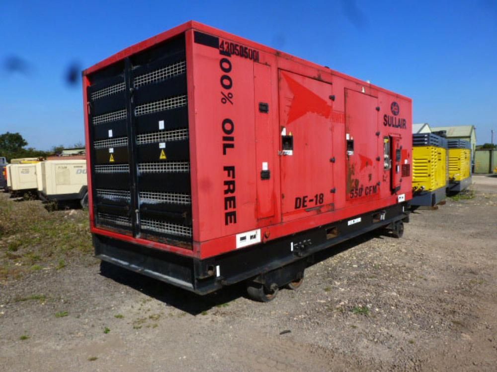 Sullair DE-18 1550 cfm max 150 psi (10.3 bar)