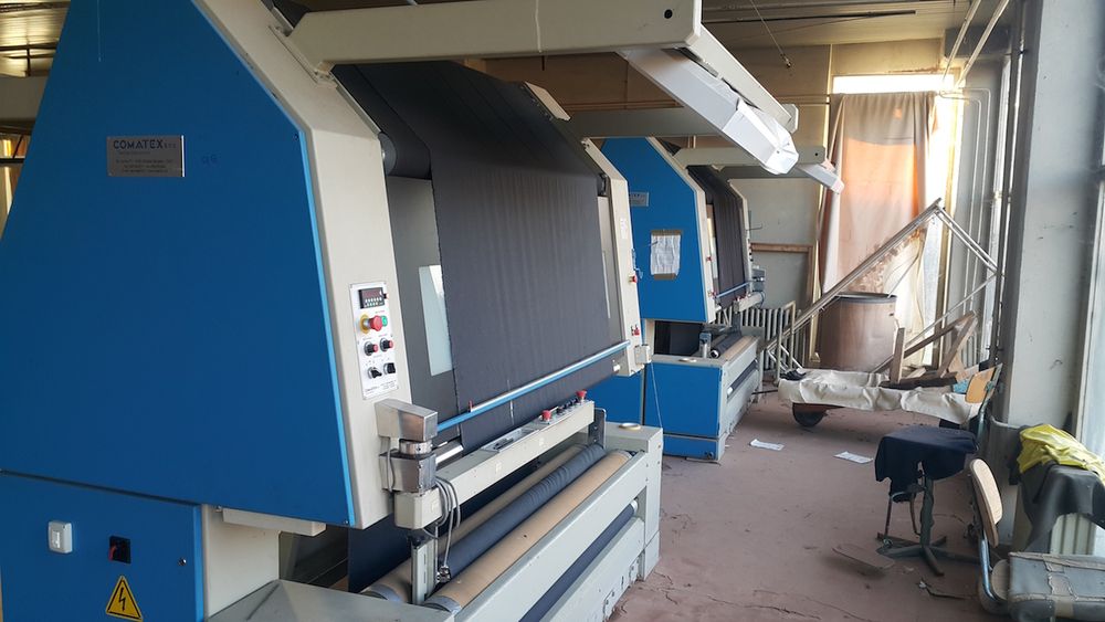 2 Comatex COMATEX INSPECTION MACHINE FOR HEAVY WOVEN FABRICS 2 SETS ...