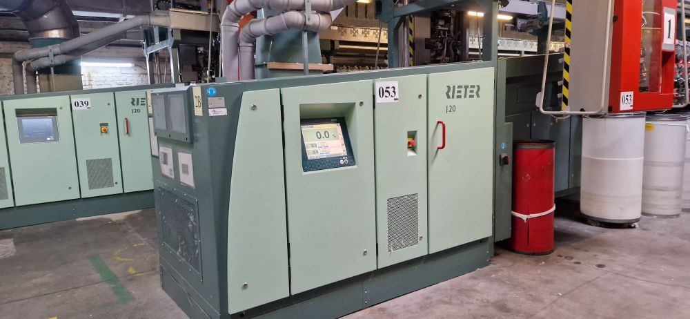2 Rieter J20 air jet spinning machines