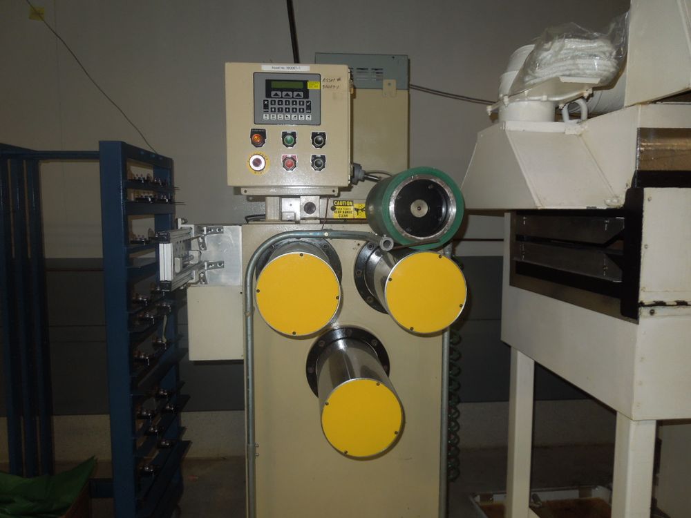 3 Heated Godet Rolls