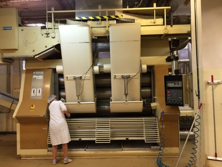 2 Buhler SFLE 2500 5-CYLINDER CHOCOLATE REFINING MACHINE