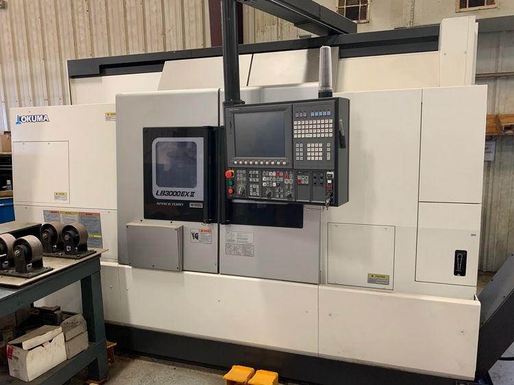 Okuma CNC (OSP P300LA Control) 5,000 RPM LB3000 EXII (Long Bed) Space ...