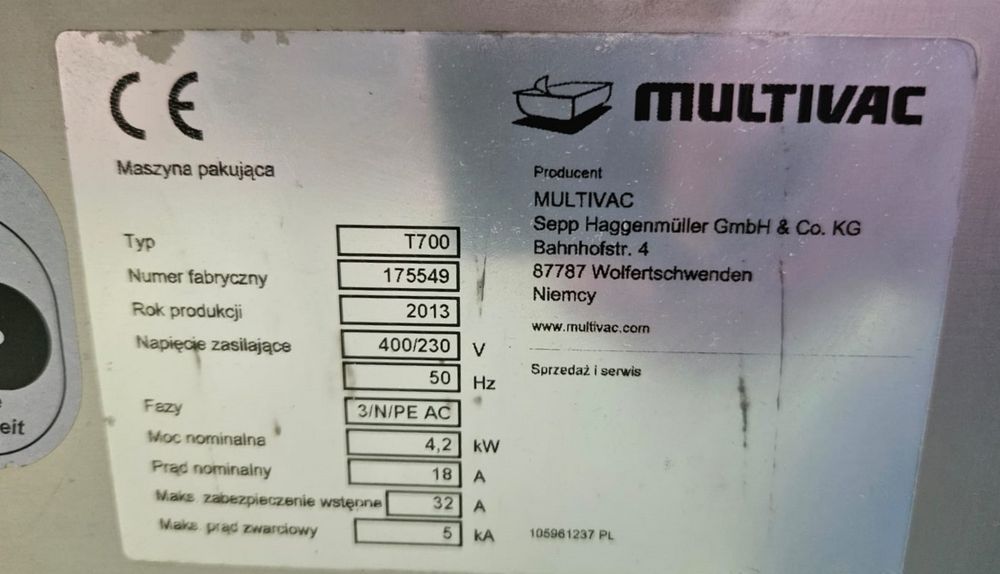 Multivac T700