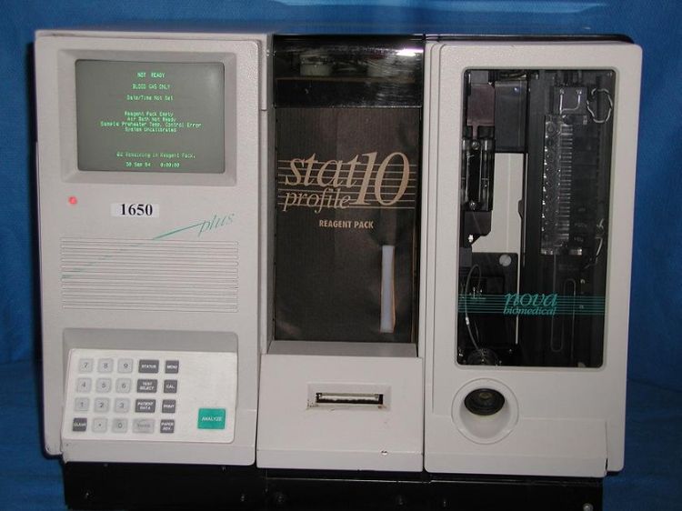 Nova Biomedical Stat Pro 10 Blood Gas Analyzer