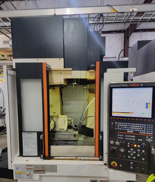 Mazak Mazatrol Matrix 2 CNC Control 20,000 RPM VCN-Compact-5X 5 Axis Mazak Mazatrol Matrix 2 CNC Control 20,000 RPM VCN-Compact-5X 5 Axis